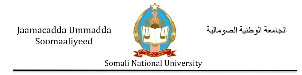 Jobs - Somali National University